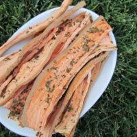 mint sweet potato chews - Doggy Dessert Chef