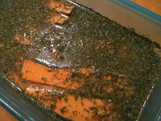 mint sweet potato chews - Doggy Dessert Chef