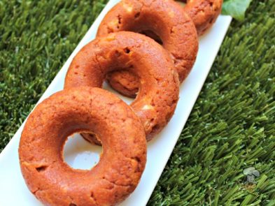 tomato basil chicken doughnuts - Doggy Dessert Chef