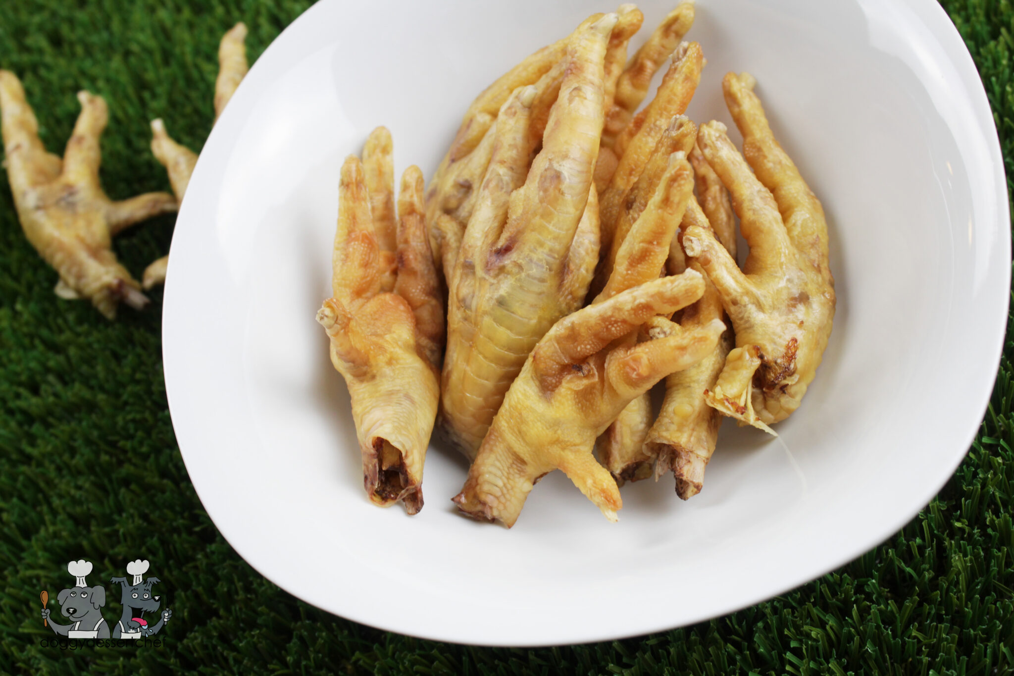 dehydrated chicken feet - Doggy Dessert Chef