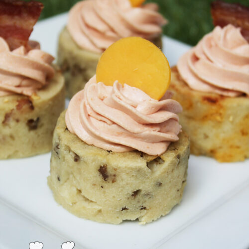 Cheese Burger Mini-Cakes - Doggy Dessert Chef
