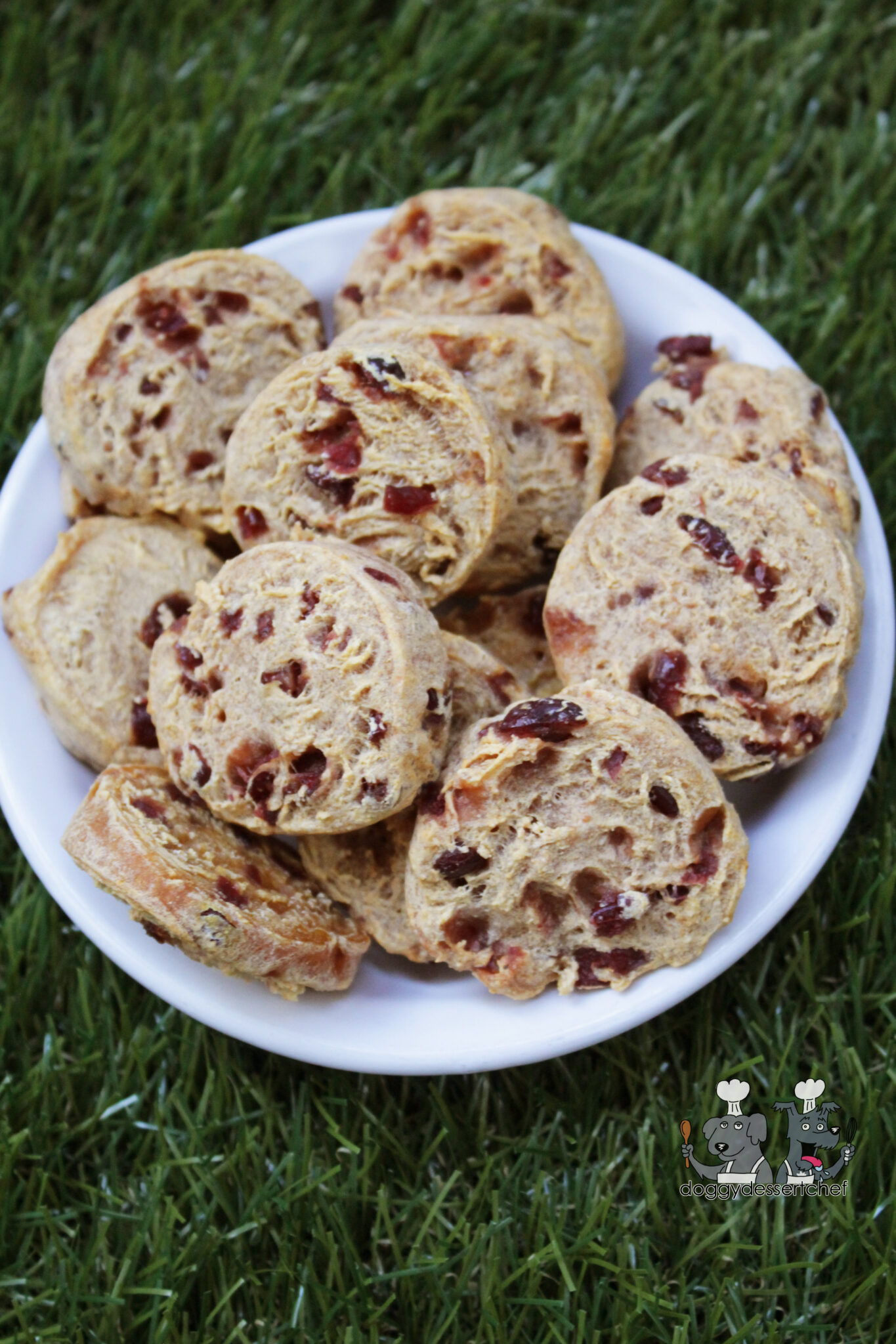cranberry slices - Doggy Dessert Chef