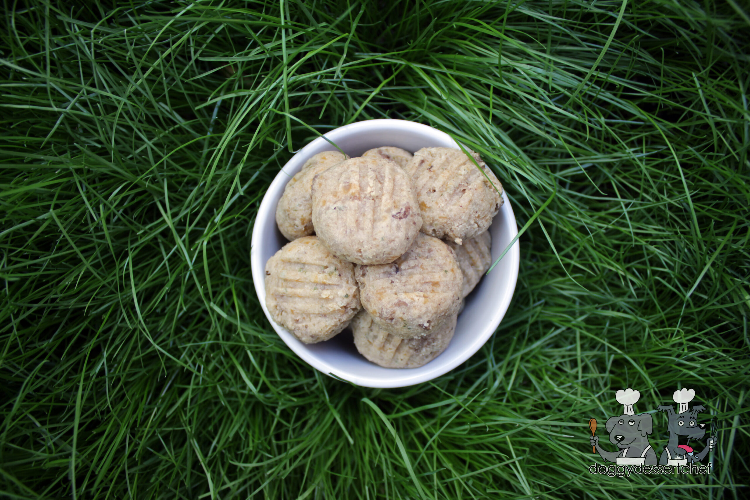 Cheddar and Parmesan Lamb Dog Treats - Doggy Dessert Chef